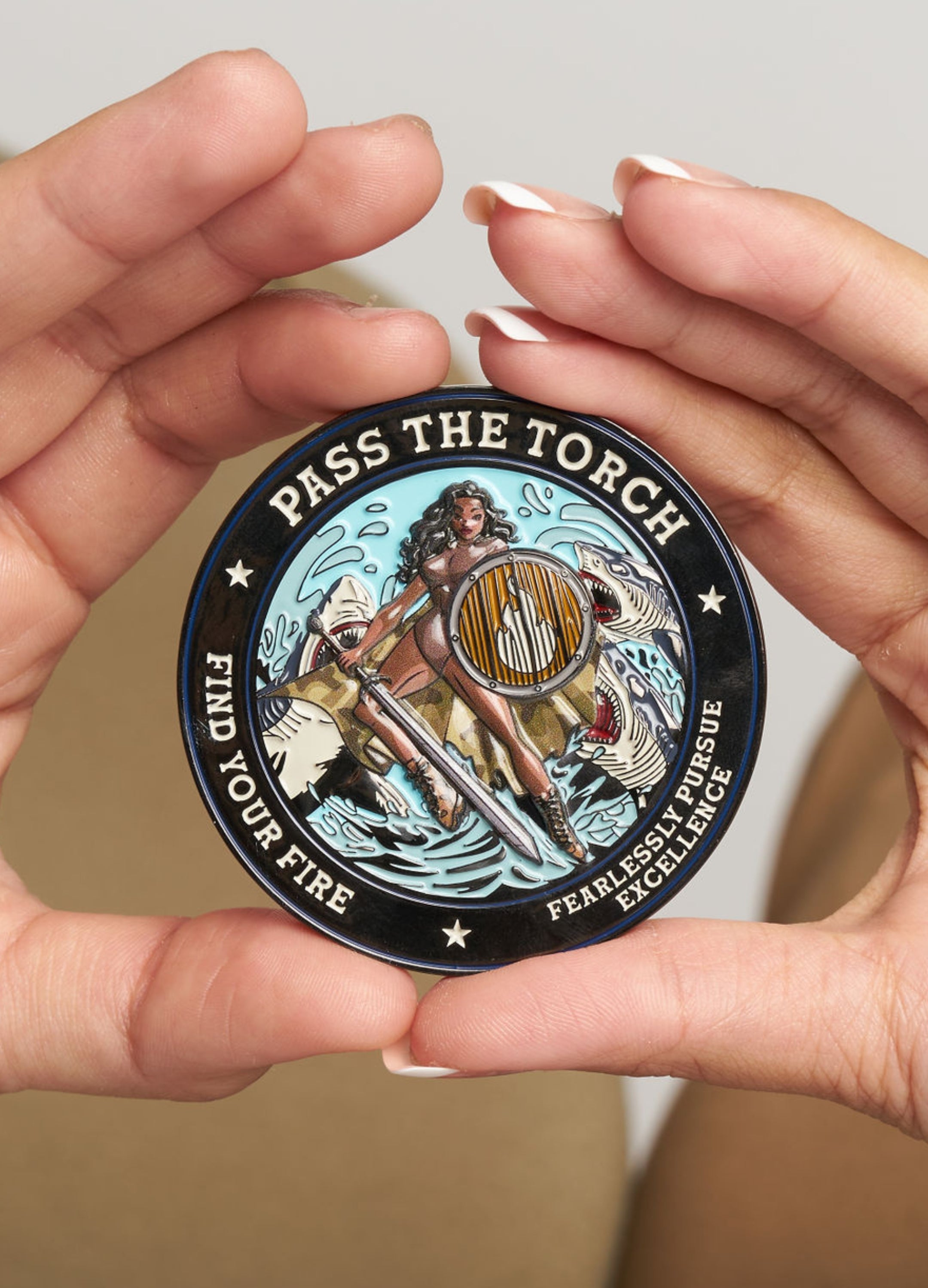 TORCH x Shark Tank Challenge Coin – TORCH Warriorwear
